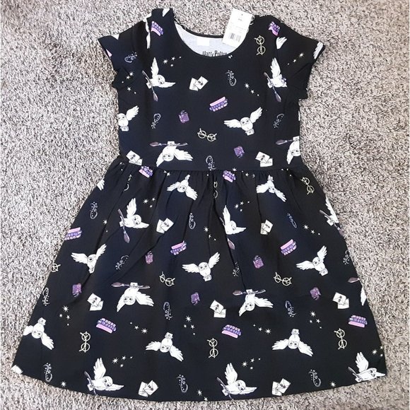 Warner Bros. | Dresses | Girls Harry Potter Hedwig Dressxxl | Poshmark